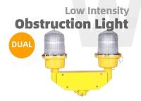 China OL32/10 Low Intensity Dual LED Obstacle Light with 200-400cd Intensity and IP67 Rating for Aviation Safety for sale
