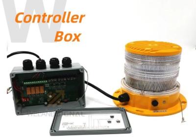 China 48VDC LED Obstruction Lighting Controller with Transfer & Alarm Relay - Cold Rolled Steel Housing for 3 Beacons for sale