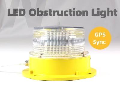 China GPS Synchronization LED Obstruction Light OL200 IP68 800cd with ALC Control for Aviation Safety for sale