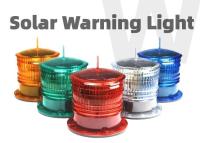 China Polycarbonate Solar Barricade Light with 1.5W Panel & 5000mAh Battery - 200 Hours Operation, IP68 Rated for sale