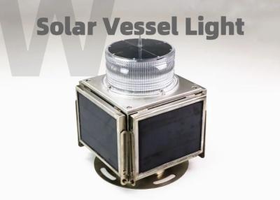 China 5nm Solar LED Boat Navigation Lights with 12.8V LiFePO4 Battery and IP68 Rating for Marine Safety for sale