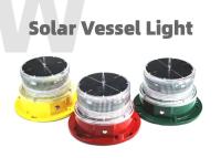 China IP68 Solar Boat Navigation Lights 3-4nm Visibility with 2W Solar Panel and 200h Operation for sale