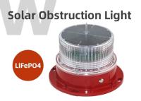 China L810 LED Aviation Obstruction Light IP68 Solar Powered 32.5cd/55cd Intensity FAA Compliant for sale