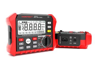 China HT5910 RCD Loop Tester / Digital Resistance Meter For GFCI Loop Resistance Testing for sale