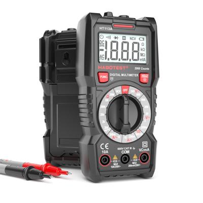 China 2000 Counts Resistance NCV Digital Multimeter AC DC With Low Battery Indication for sale