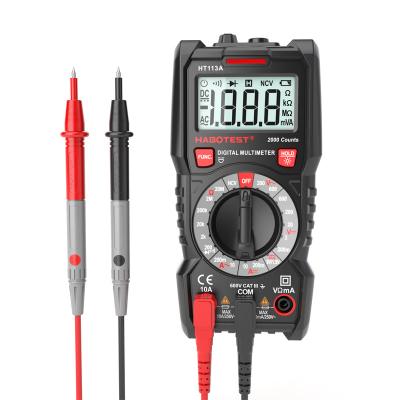 China Black Automatic Digital Multimeter 200mV/2V/20V/200V/600V 10A AC DC Resistance for sale