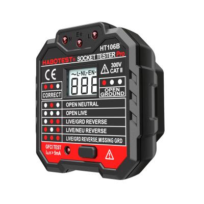 China 110/220V Power Socket Tester , Socket Outlet Checker With Voltage Measurement for sale