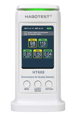 China HT608 Indoor Air Quality Detector PM2.5 PM10 HCHO TVOC Gas Tester Environmental Meter for sale