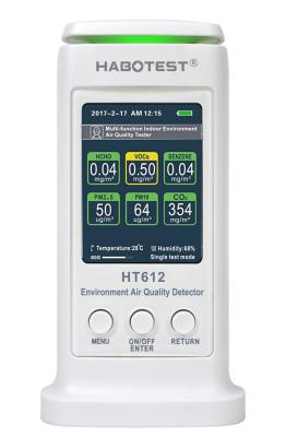 China Indoor Air Quality Detector PM2.5 PM10 HCHO TVOC CO2 Monitor for sale