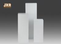 China Modern Glossy White Floor Pedestal / Fiber Glass Pedestal for sale