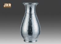 China Mosaic Glass Fiber Glass Table Vases Flower Pots Plant Pots Home Decor for sale