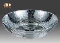 China Silver Mirror Mosaic Fiberglass Flower Pots Modern Style Indoor Decoration for sale