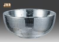 China Silver Mosaic Glass Flower Bowls Fiberglass Table Vases Round Flower Pots Decorative Vases for sale