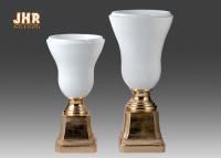 China Creative Shape Fiberglass Centerpiece Table Vases Decorative Planters for sale
