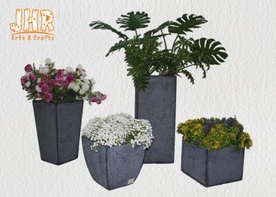 China Multi Color Clay Plant Pots Fiberclay Flower Pots Round Pot Planters Garden Pots White Black Gray for sale