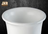 China Matte White Fiberglass Planters Homewares Decorative Items Wedding Centerpiece Table Vase for sale