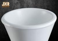 China White Fiberglass Floor Vases Homewares Decorative Items Wedding Centerpiece Table Vases for sale