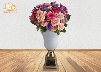 China Creative Shape Fiberglass Centerpiece Table Vases Decorative Planters for sale