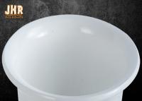 China Wine Cup Design Glossy White Fiberglass Planters Floor Vases Large Planters for sale