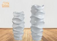 China Creative Shape Fiber Glass Planters / Resin Vases for sale