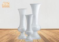 China Contemporary Classic Glossy Fiberglass Planters for sale