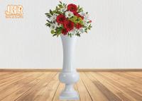 China Contemporary Classic Glossy Fiberglass Planters for sale