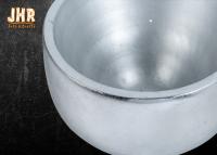 China Cup Shape Silver Leafed Fiberglass Flower Pots , Fiberglass Flower Bowls for sale