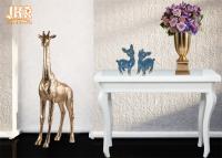 China Gold Leafed Fiberglass Table Vases Homewares Decorative Items Trumpet Floor Vases for sale