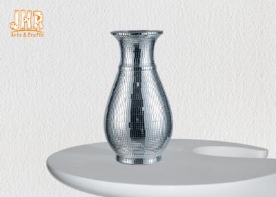 China Mosaic Glass Fiber Glass Table Vases Flower Pots Plant Pots Home Decor for sale
