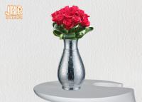 China Mosaic Glass Fiber Glass Table Vases Flower Pots Plant Pots Home Decor for sale