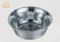 China Fiberglass Centerpiece Table Vase Homewares Decorative Items Flower Bowls Mirror Mosaic Vases for sale