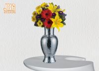 China Home Decor Mosaic Glass Table Vase Fiberglass Flower Pots Wedding Centerpiece Table Vases for sale