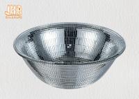 China Round Shape Shining Fiberglass Flower Bowls Silver Mosaic Glass 31cm × 11cm for sale