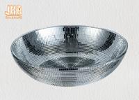 China Silver Mirror Mosaic Fiberglass Flower Pots Modern Style Indoor Decoration for sale