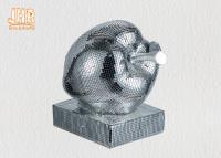 China Small Mosaic Glass Fiberglass Apple With Square Base Sculpture Decoration for sale