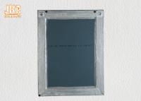 China Home Decor Traditional Rectangular Wall Mirror With Silver Mosaic Glass Frame for sale
