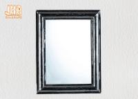 China Home Decor Traditional Rectangular Wall Mirror With Silver Mosaic Glass Frame for sale