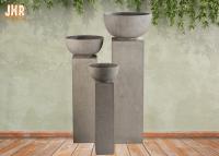 China Fiberclay Garden Pots Clay Flower Pots With Pedestal Outdoor Planters Large Planters Garden Planters for sale