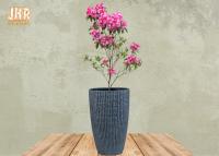 China Grey Planters Fiberclay Plant Pots Clay Flower Pots Large Planters Outdoor Pot Planter Set MGO Pots for sale