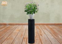 China Frosted Planters White Planter Clay Pot Planters Black Pedestal Garden Planters Flower Planter Plant Stand for sale