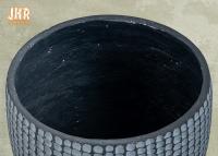 China Grey Pots Resin Plant Pots Round Planters Outdoor Pot Planters Clay Pots Garden Flowerpots Pot Flower for sale