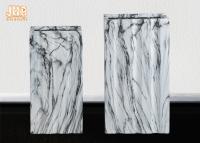 China Square Plant Pots Clay Flower Pots Marble Pot Planters Indoor Planters Patio Planters Outdoor Planters for sale