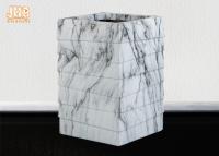 China Fiberclay Plant Pots Marble Pot Planters Large Clay Pots Square Planters Patio Planters Indoor Pots for sale