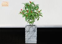 China Fiberclay Plant Pots Marble Pot Planters Large Clay Pots Square Planters Patio Planters Indoor Pots for sale