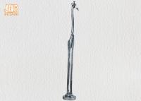 China 183cm H Silver Mosaic Glass Polyresin Animal Figurines Giraffe Sculpture Floor Statue for sale