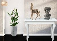 China Table Decor Polyresin Zebra Statue Fiberglass Animal Sculpture Gold Leafed for sale