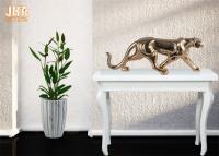 China Gold Foil Polyresin Animal Figurines Indoor Decor for sale