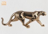 China Gold Foil Polyresin Animal Figurines Indoor Decor for sale