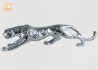 China Polyresin Animal Figurines Glass Tiger Statue for sale