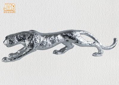 China Polyresin Animal Figurines Glass Tiger Statue for sale